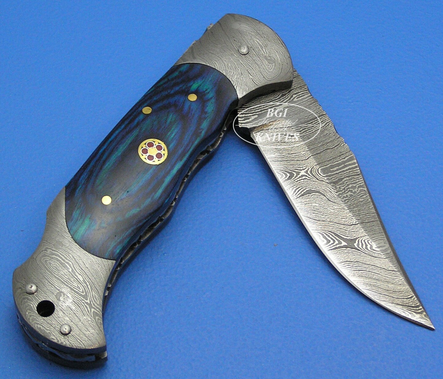 BELOW COST Plus 50% off Sale Bgiknivesusa Large Damascus Steel ...