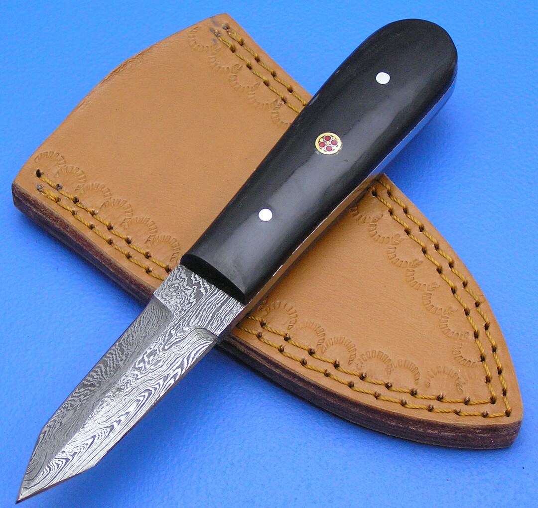 BELOW COST Plus 50% off Sale Damascus Steel Buffalo Horn Clam Oyster ...