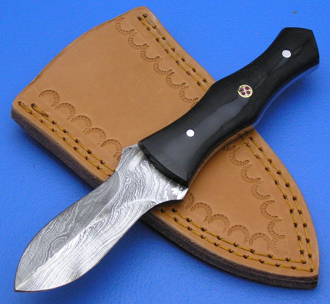 BELOW COST Plus 50% off Sale Damascus Steel Buffalo Horn Clam Oyster ...