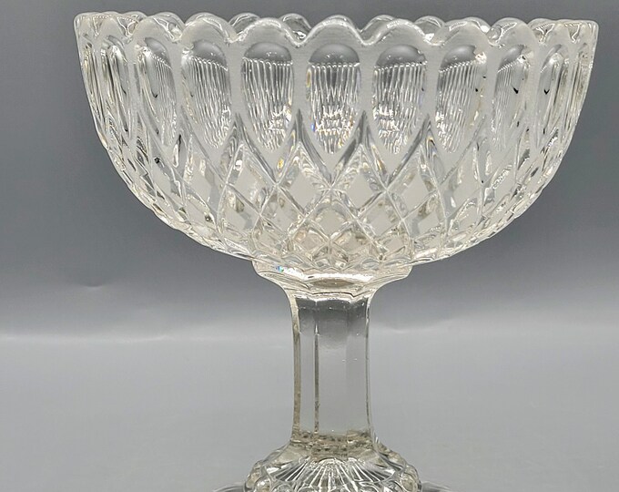 Antique George Davidson Glass Teardrop Motif Elegant English Victorian ...