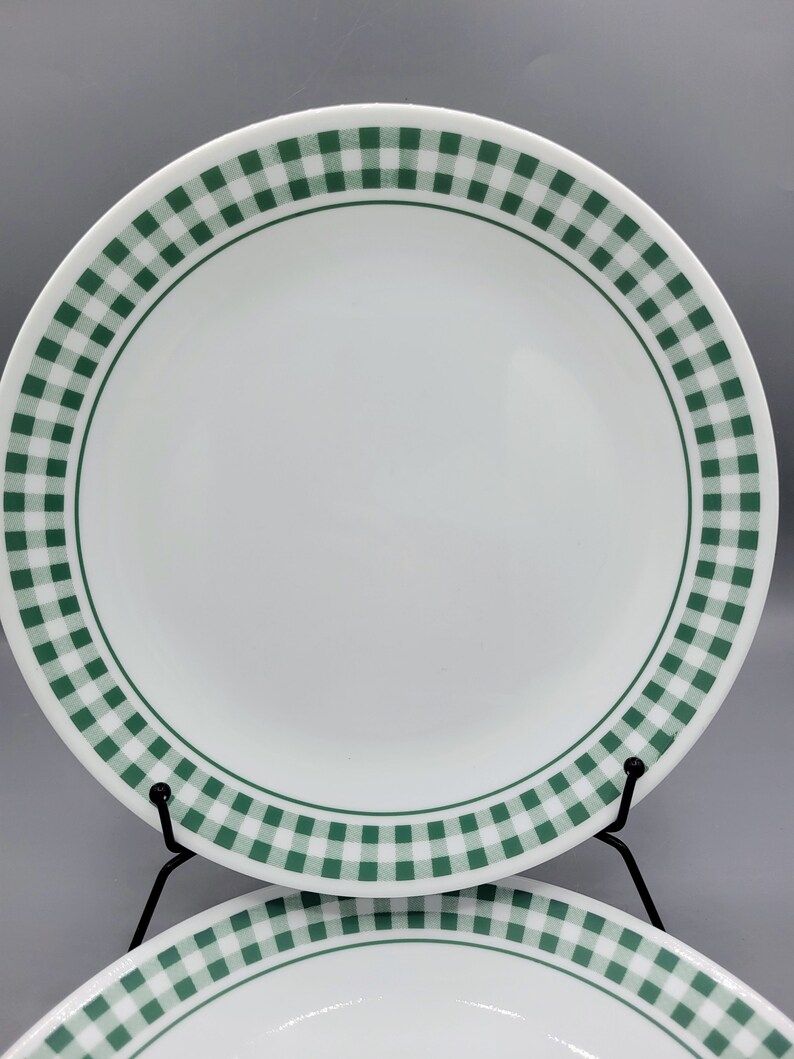 Vintage Corelle by Corning You Choose: Gingham Hunter Green - Etsy