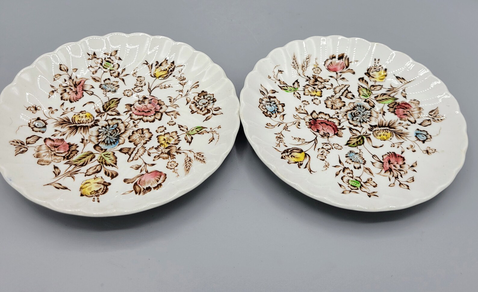 Johnson Brothers Staffordshire Bouquet Brown Watercolor - Etsy