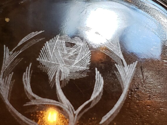 Vintage AVON Rose Anniversary Wheaton Glass Luncheon Plates - Etsy