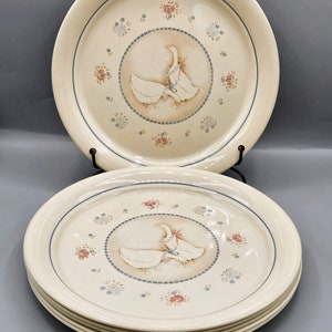 Vintage Corelle Cornerstone Country Promenade Geese Dinnerware Dishes ...
