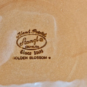 Midcentury Stangl Pottery Stoneware Dinnerware China Golden Blossom ...