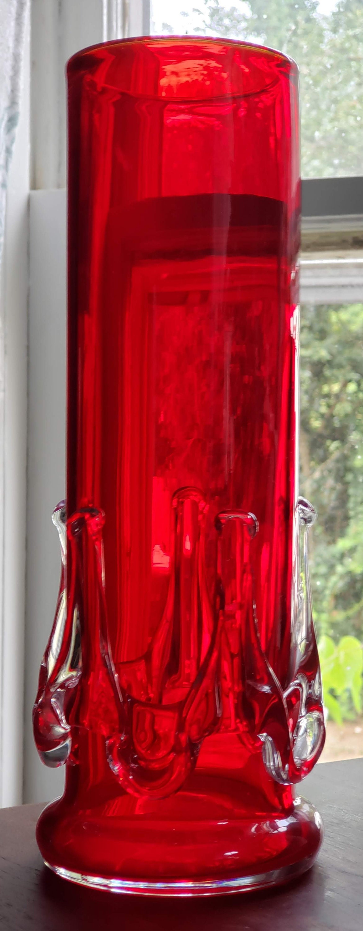 Vintage Polish Krakow Art Glass Vase JERZY SŁUCZAN-ORKUSZ | Etsy