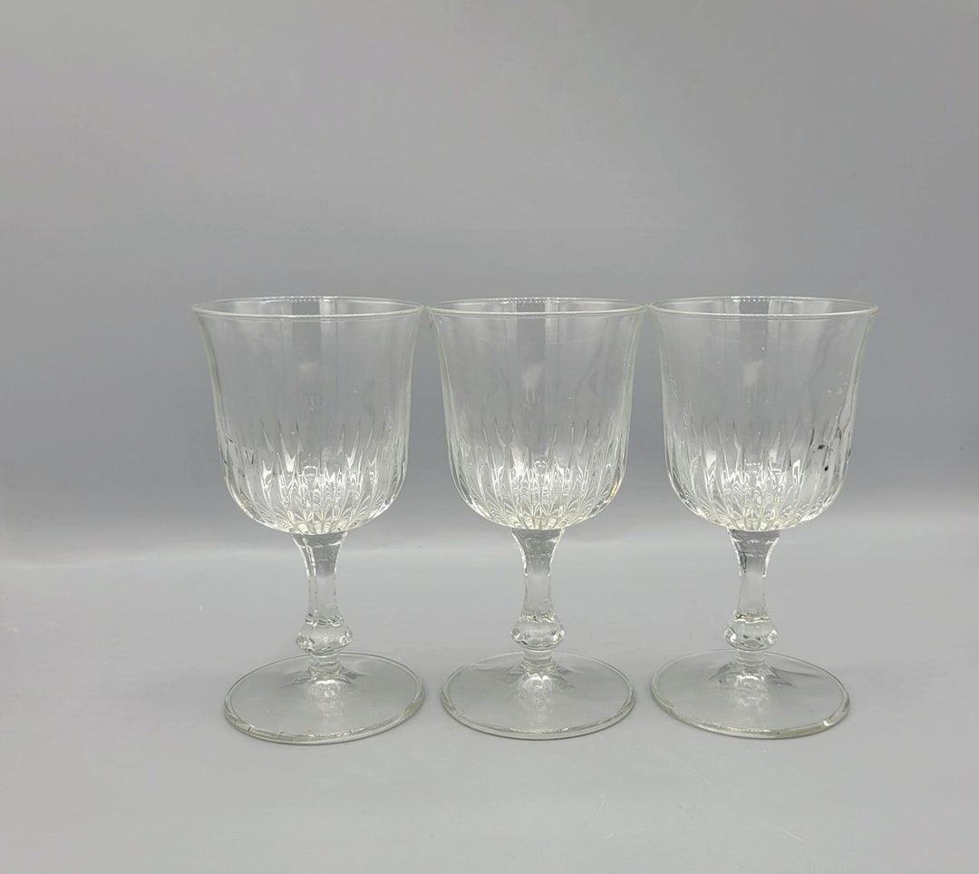 Silver Wedding Anniversary by Fiesta Glass, England ~ Set of 3 Cut ...