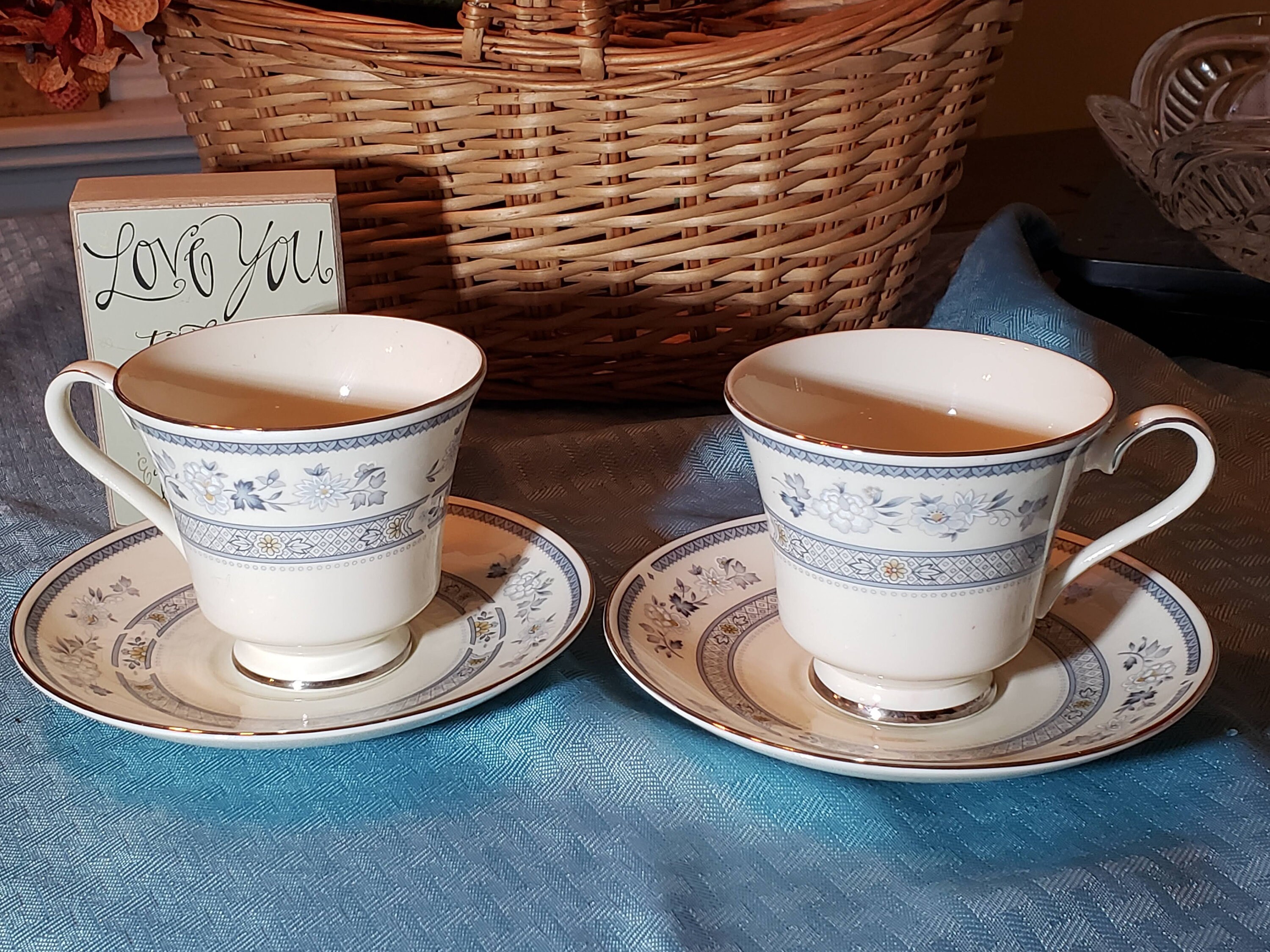 Home & Living Plates Fine Bone China Made in England Wedding China Six ...