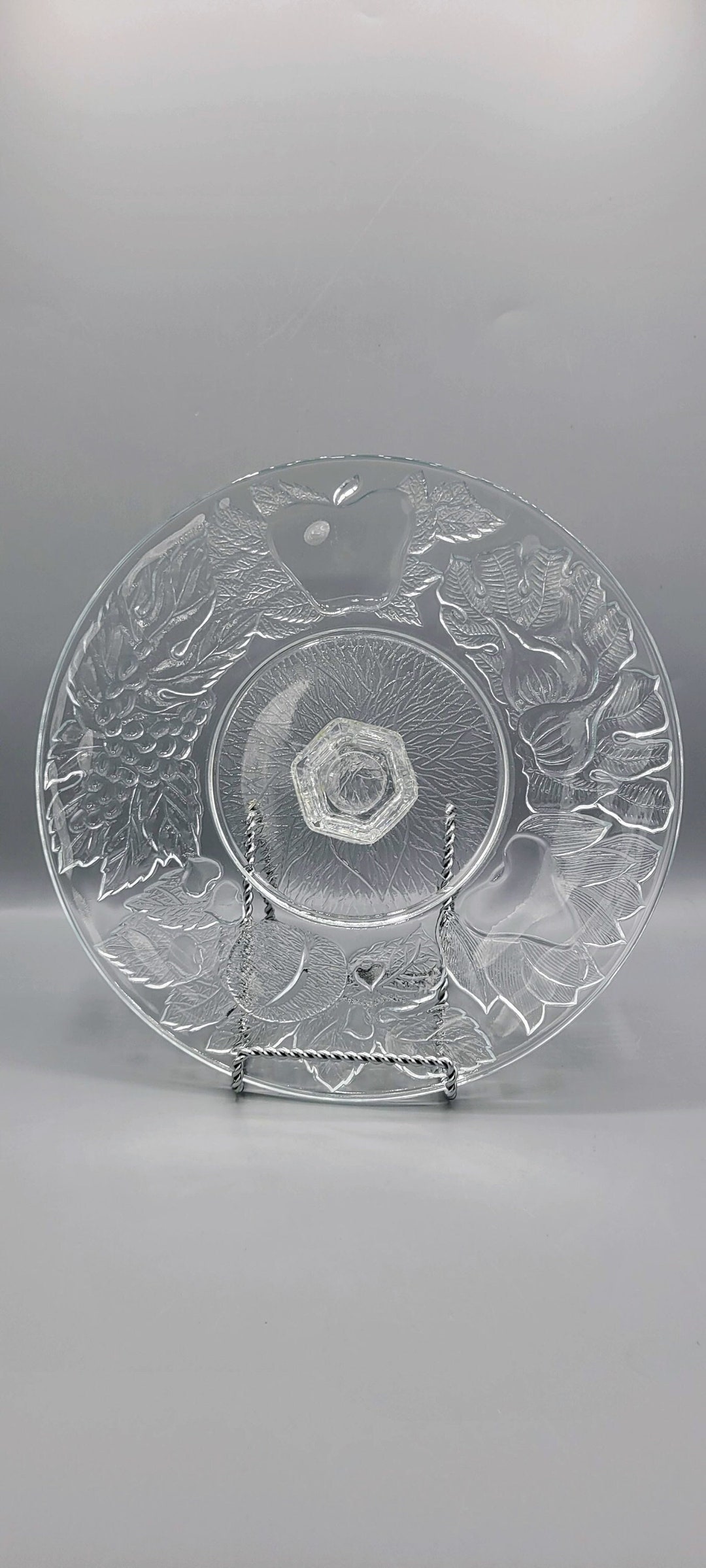 Unique Converted KIG Indonesia Dinner Party Serving Platters ~ Clear ...