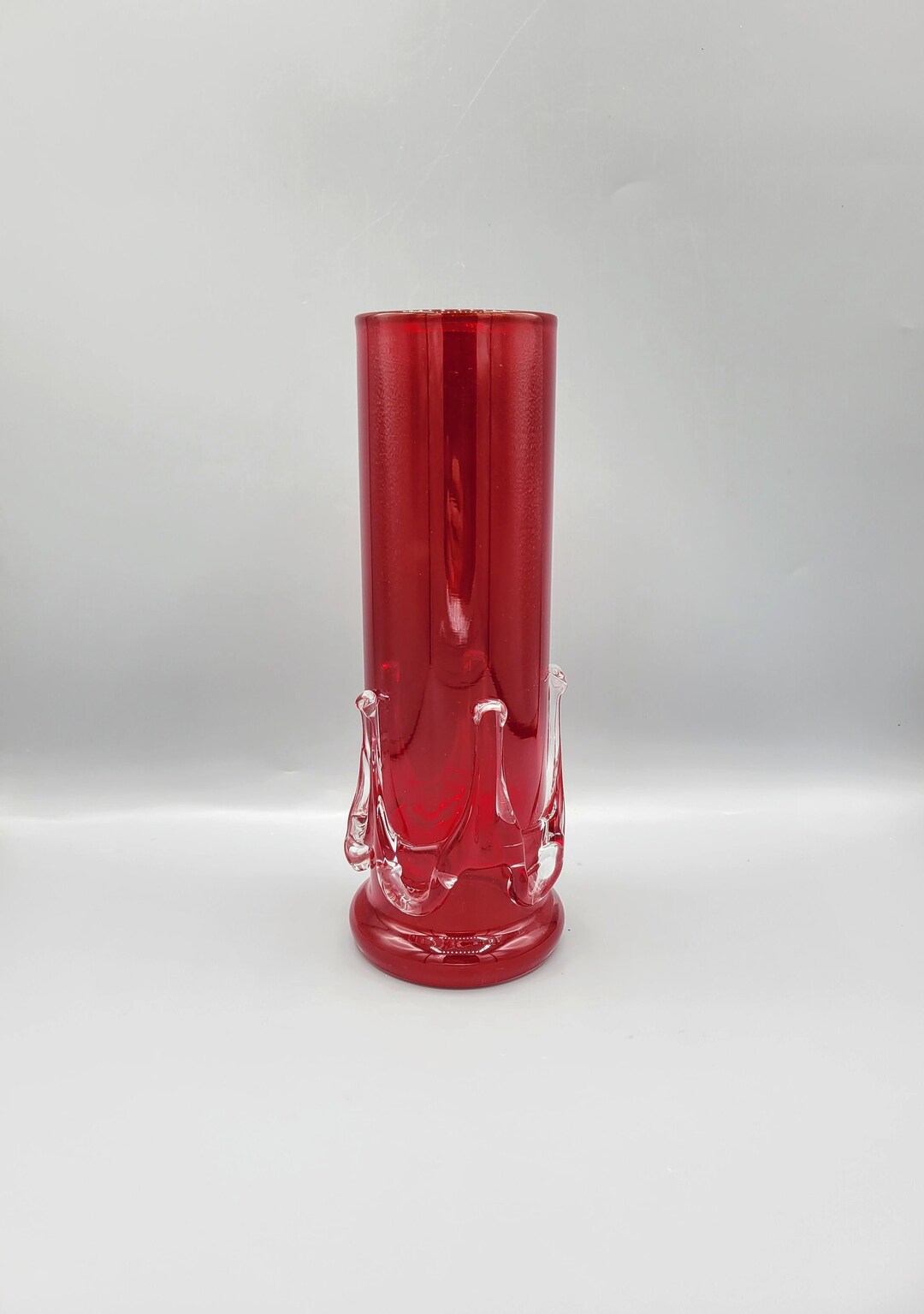 1960s Vintage Polish Krakow Art Glass Vase by Jerzy Sluczan-orkusz ...
