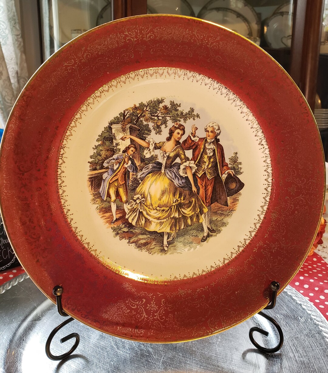 Imperial Service Plates, Chargers by Salem China 23 Kt Gold Trim ~ You ...