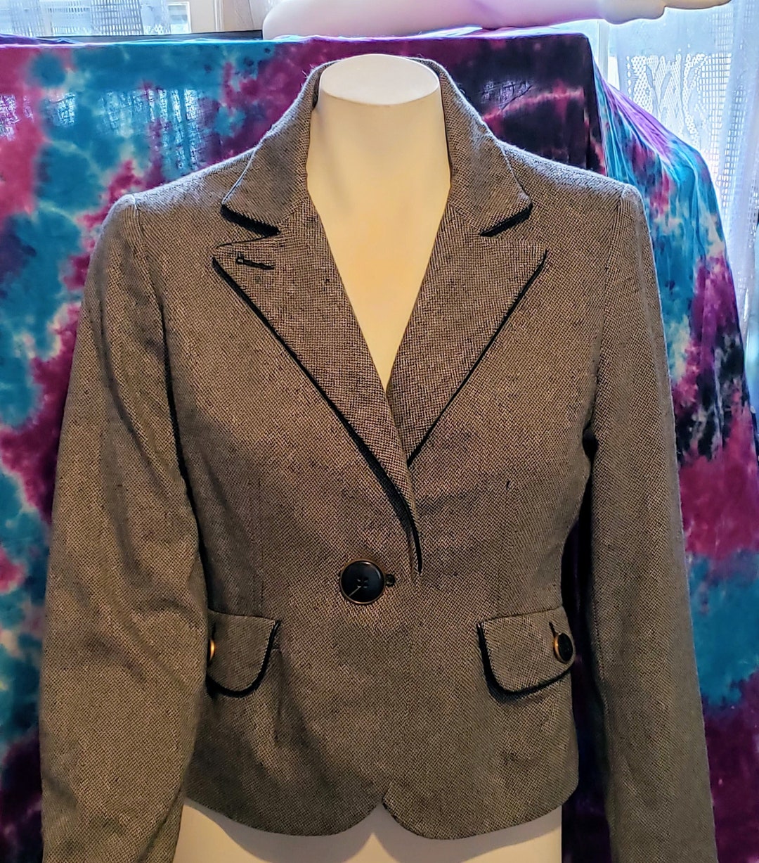 Vintage Express Design Studios (limited Express) Ladies Cropped Jacket ...