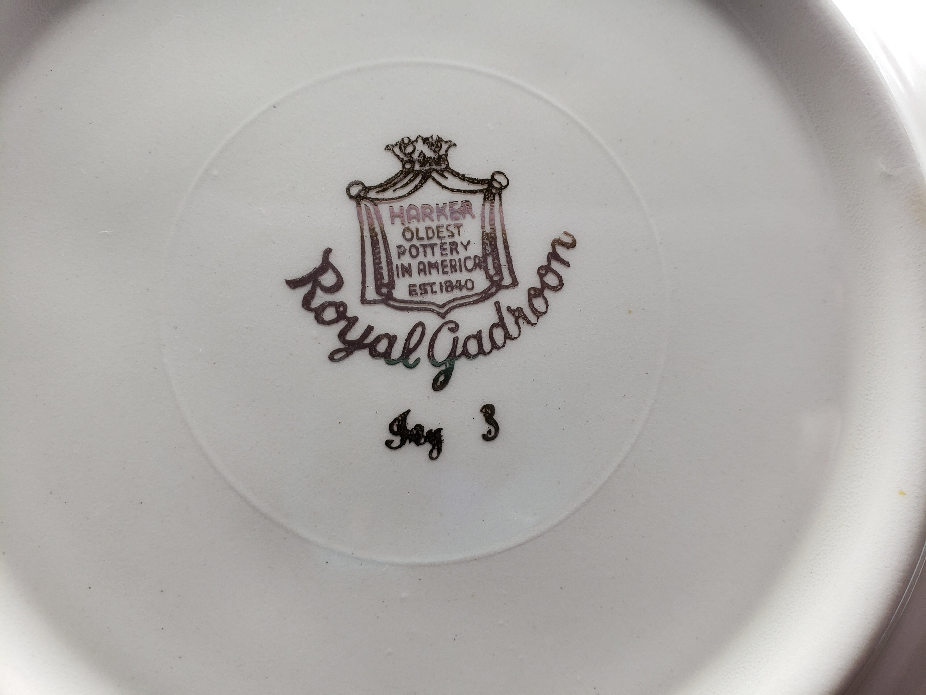 Vintage Harker Pottery Royal Gadroon Ivy Set of Soup Bowls | Etsy