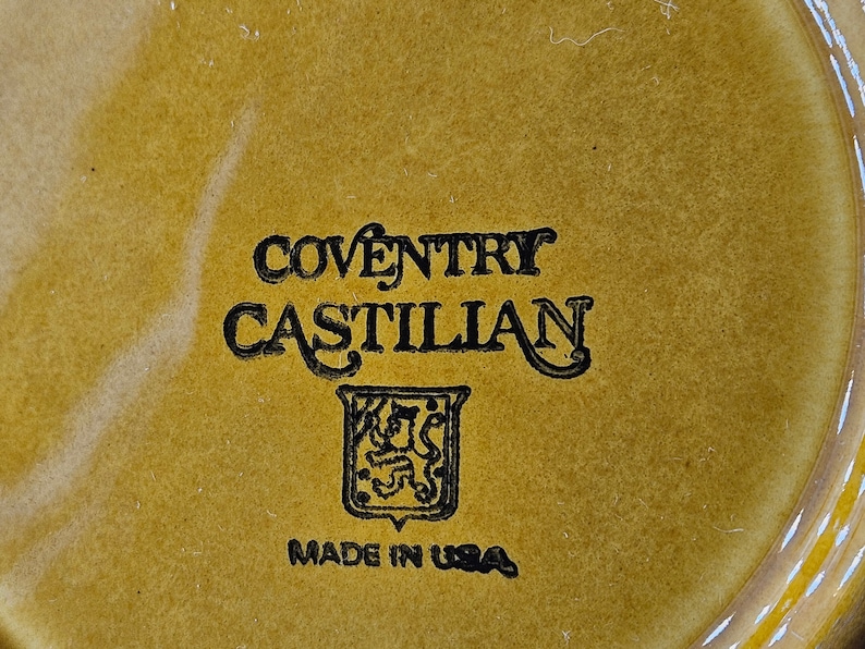 Homer Laughlin Coventry Castilian Brown Gold Grenada Scalloped, Mandala ...