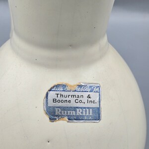 Art Deco Rumrill Red Wing Pottery White Matte Pitcher Vase Made for ...