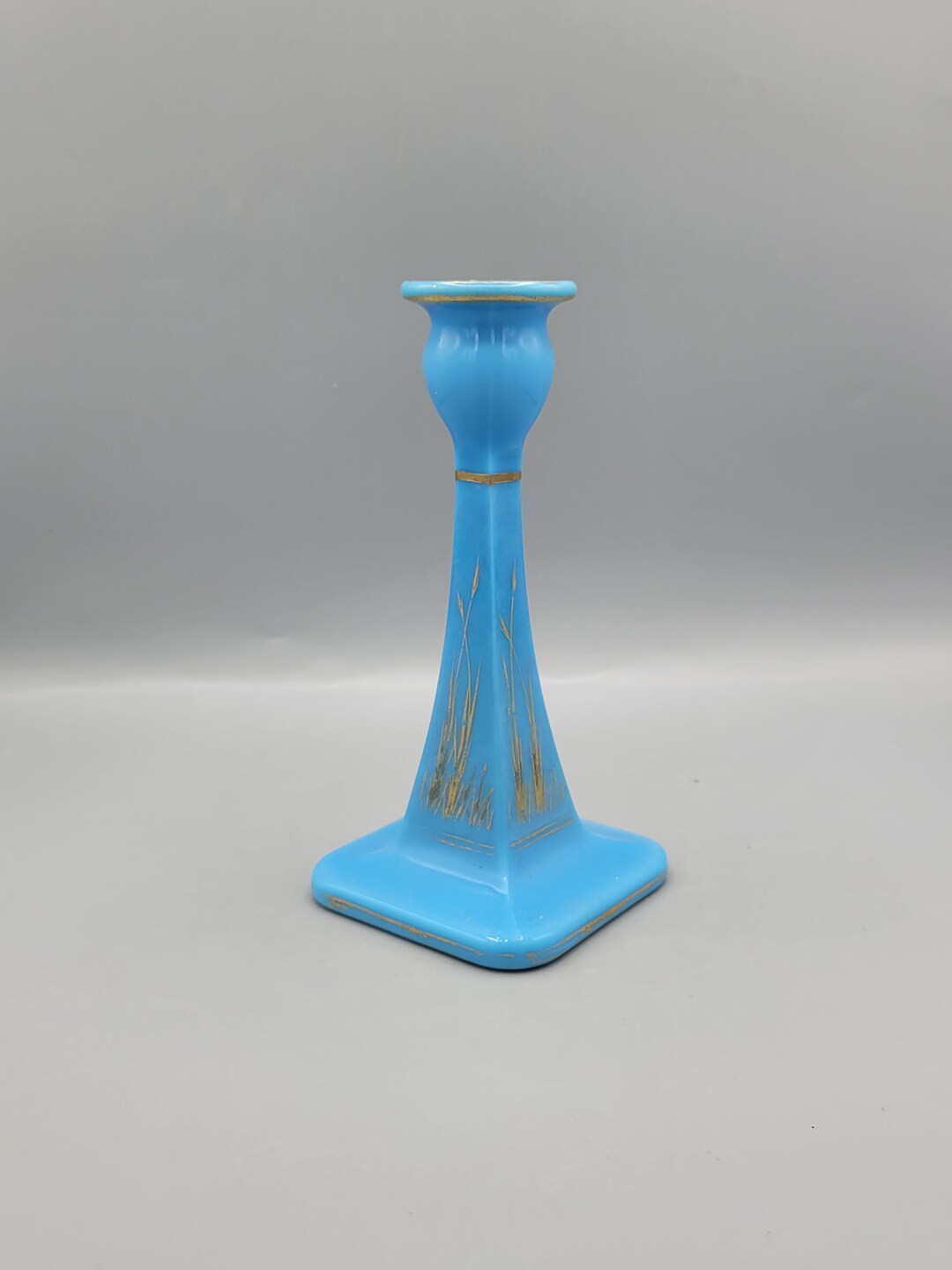 Gorgeous Cambridge Glass Azurite ~ Opalescent Blue Milk Glass, Gold ...