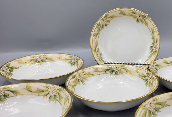 Maruki Symbol Hand Painted Set of 6 Nippon Mark Japanese Bowls - Etsy