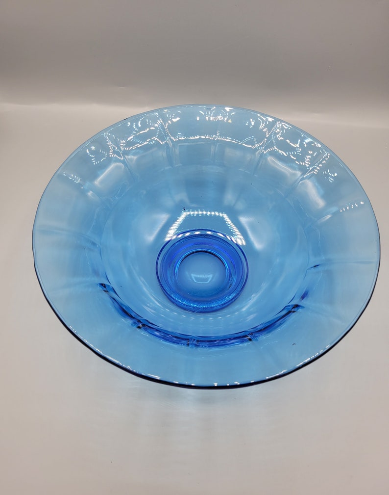 1928 Cambridge Glass Decagon Ritz Blue Bowl 9 7/8 - Etsy