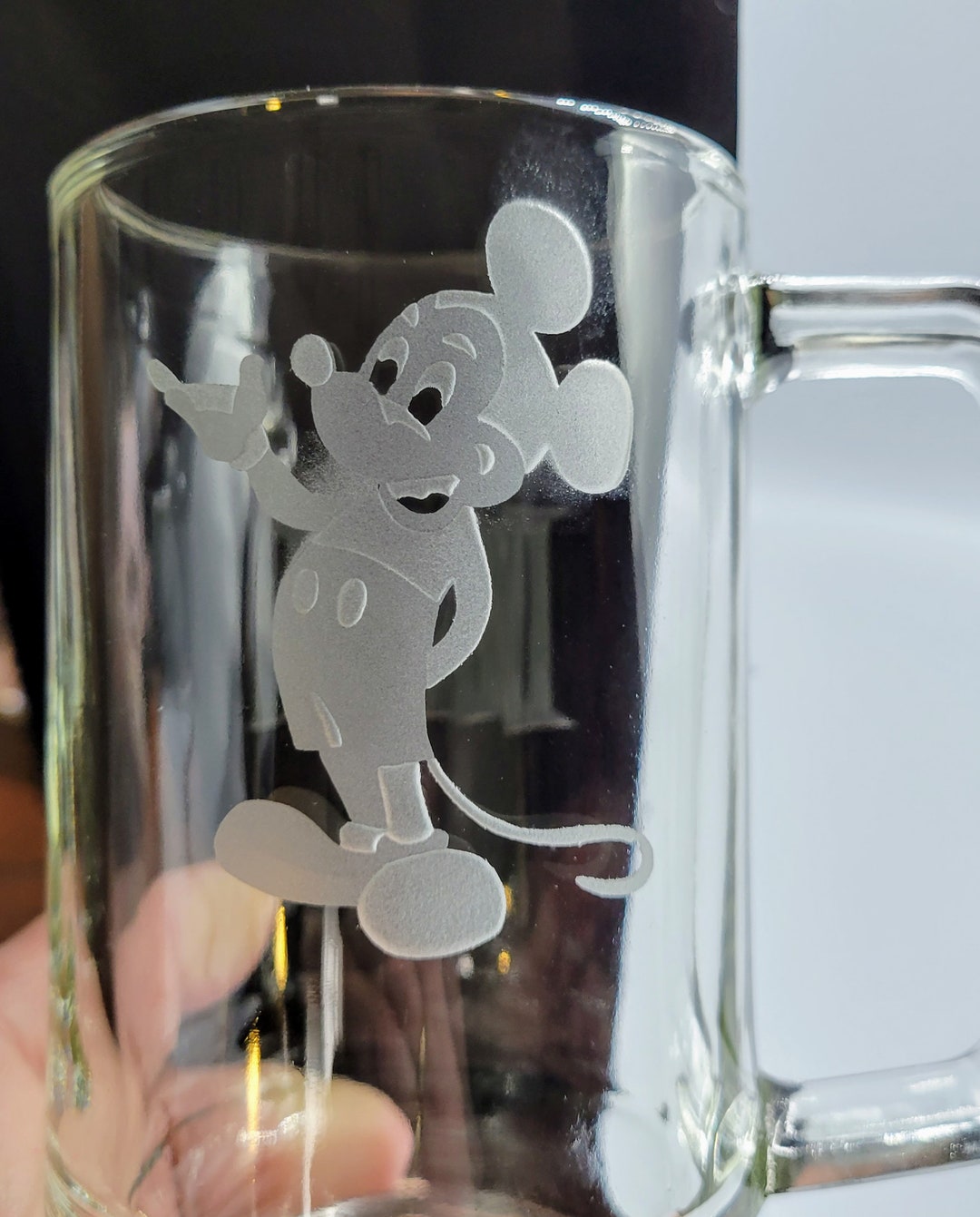Walt Disney Drinking Glass Disneyana Collectibles ~ WDW Mickey Mug or ...