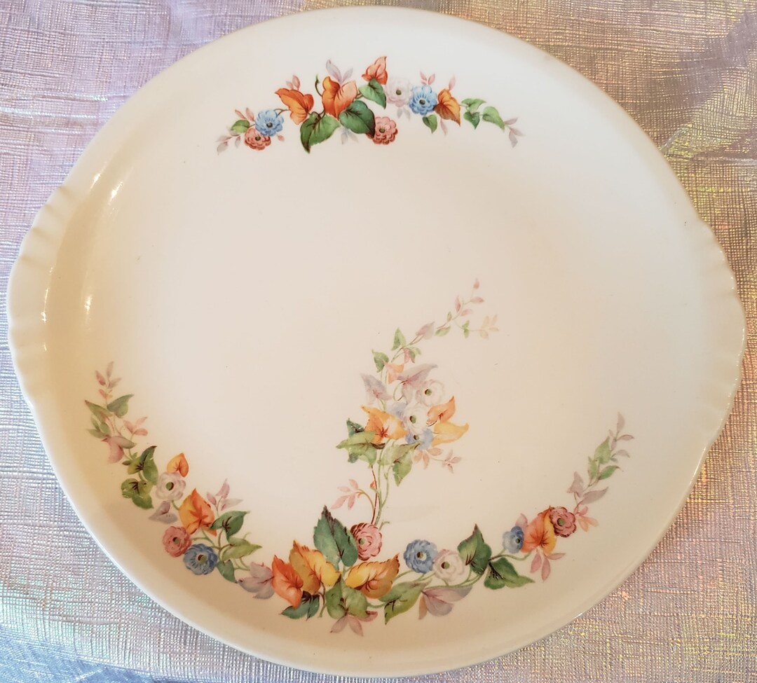 Paden City Pottery, West Virginia Set of 3 Floral Swag Double Handled ...