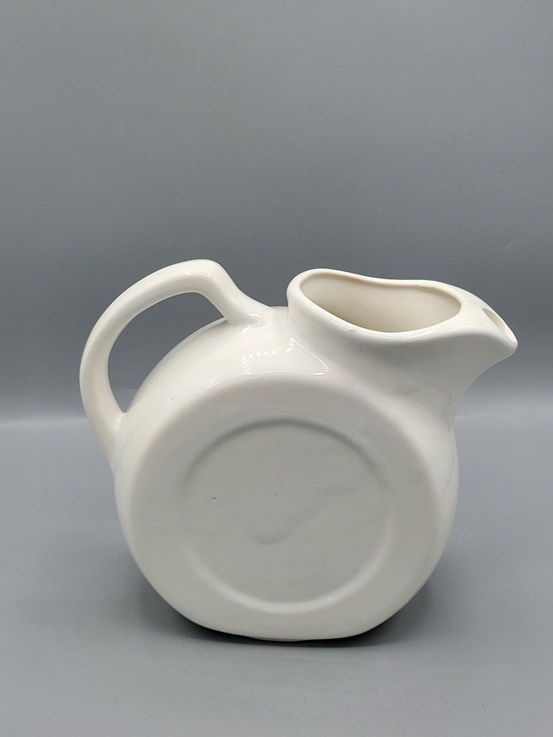 Vintage Coors China Tilted Pitcher ~ White Coorsite California Pottery ...