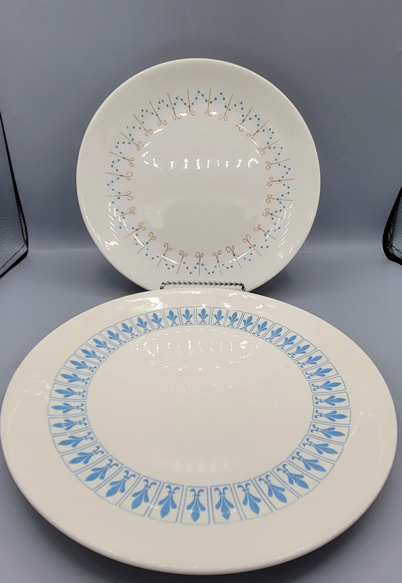 MCM Mid Mod Stoneware Dinner Plates ~ Mix & Match Homer Laughlin, Ben ...