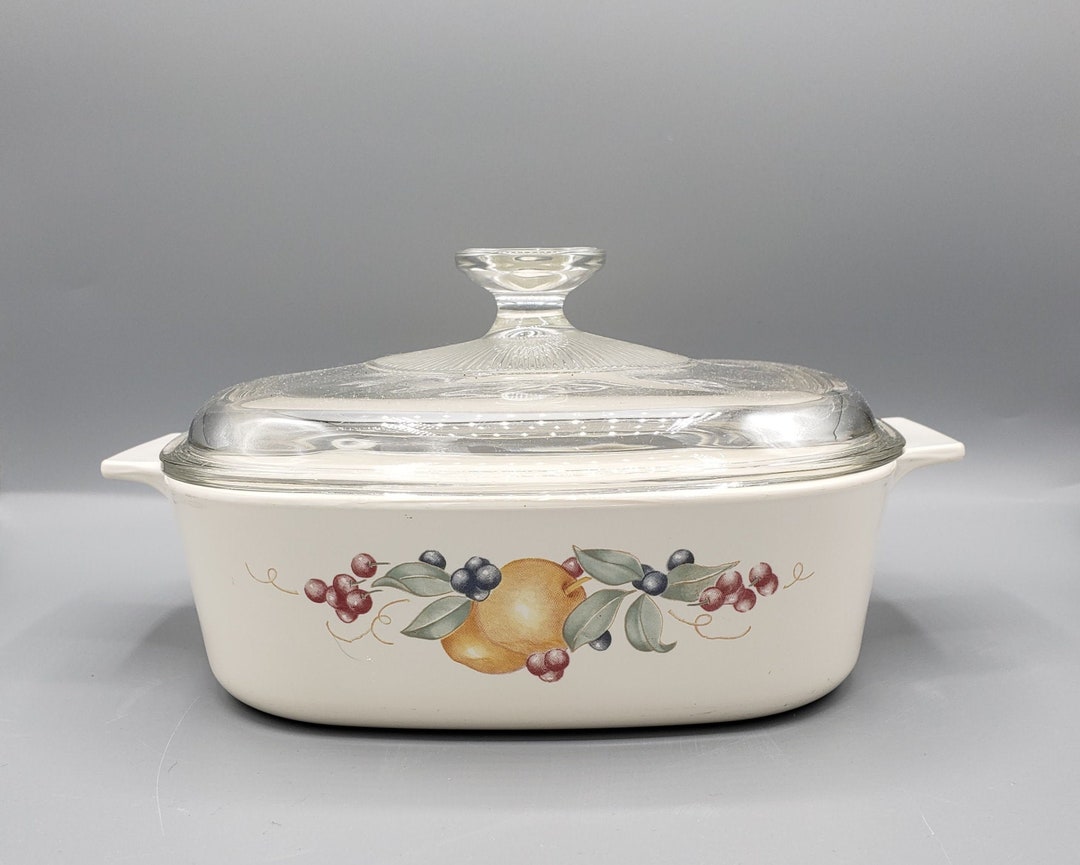 Corelle Dinnerware Matching Abundance Corning Ware Casserole Dish & Lid ...