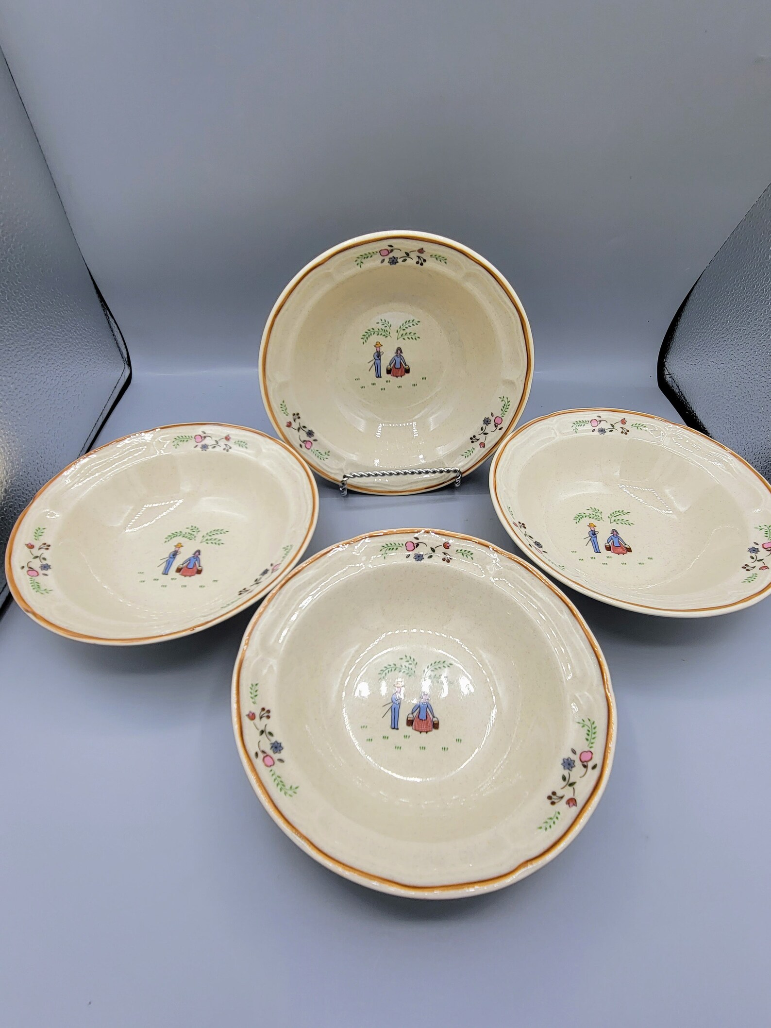 Newcor Our Country & Heirloom Retro Stoneware Dinnerware ~ Countryside ...