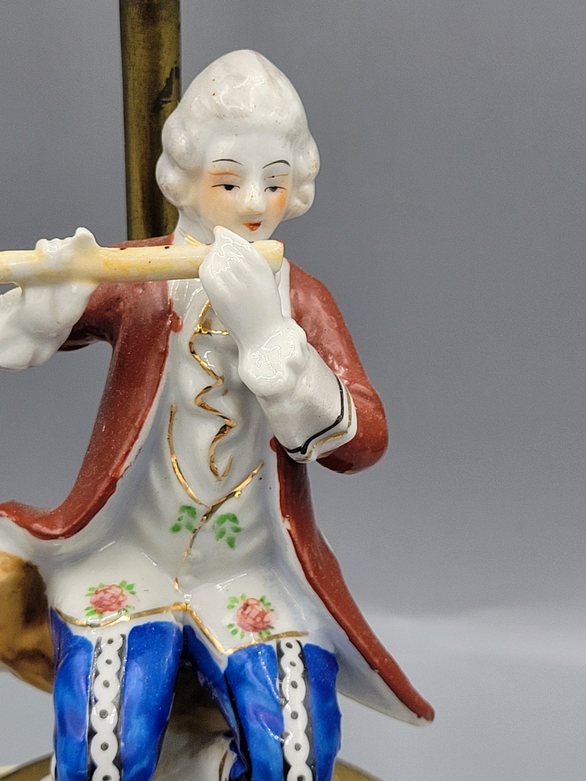 Vintage Victorian Occupied Japan Porcelain Figurine Small Vintage Victorian Occupied Japan Porcelain Figurine Small