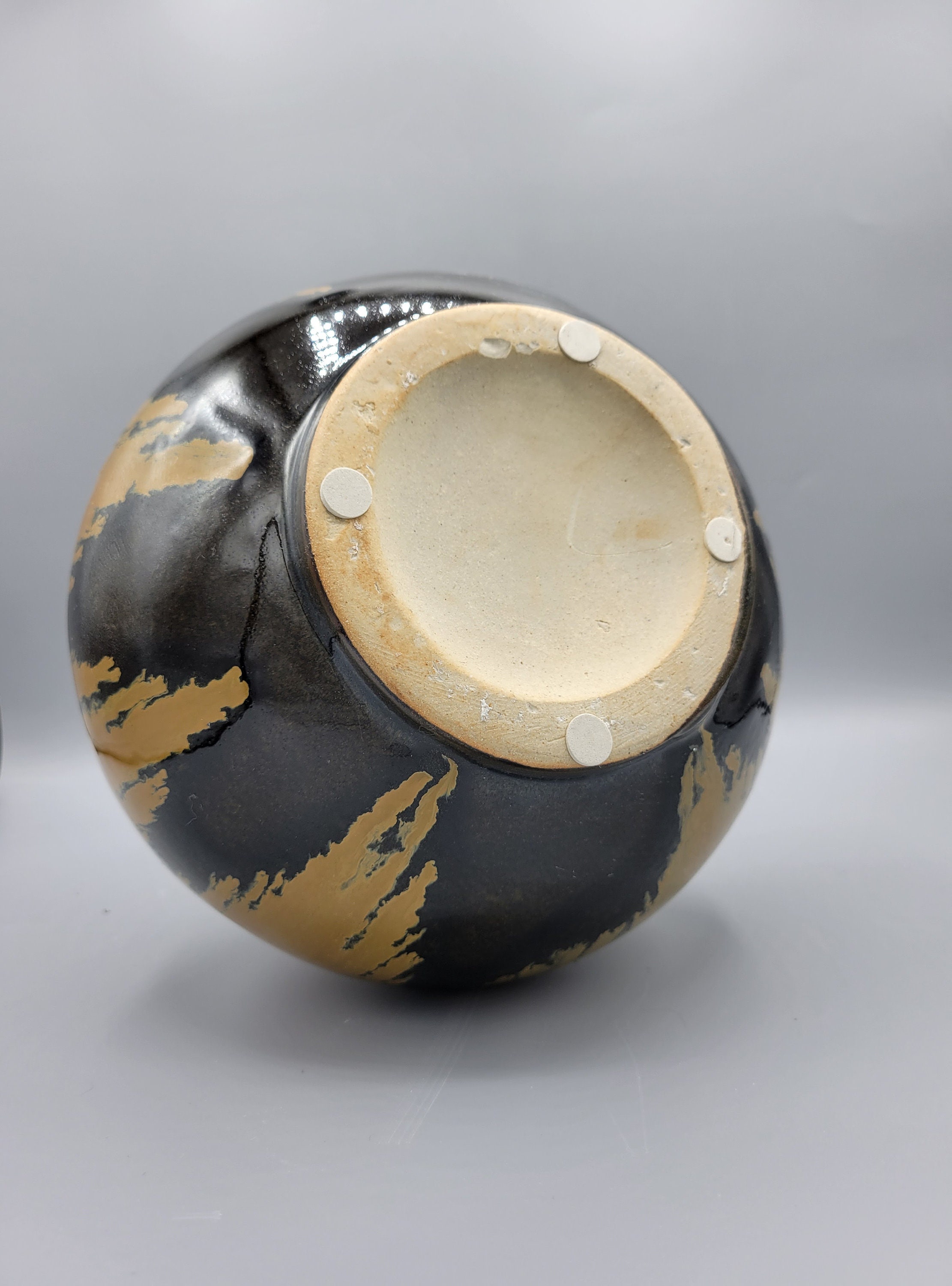 Long Neck Pottery Vase ~ High Glaze Desert Style Jug ~ Southwestern ...