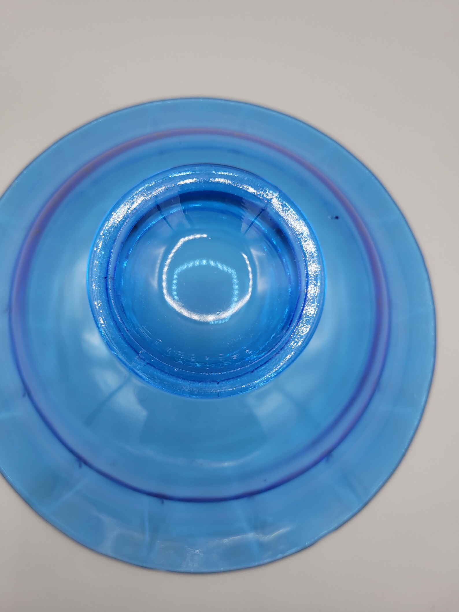 1928 Cambridge Glass Decagon Ritz Blue Bowl 9 7/8 - Etsy