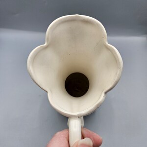 Art Deco Rumrill Red Wing Pottery White Matte Pitcher Vase Made for ...