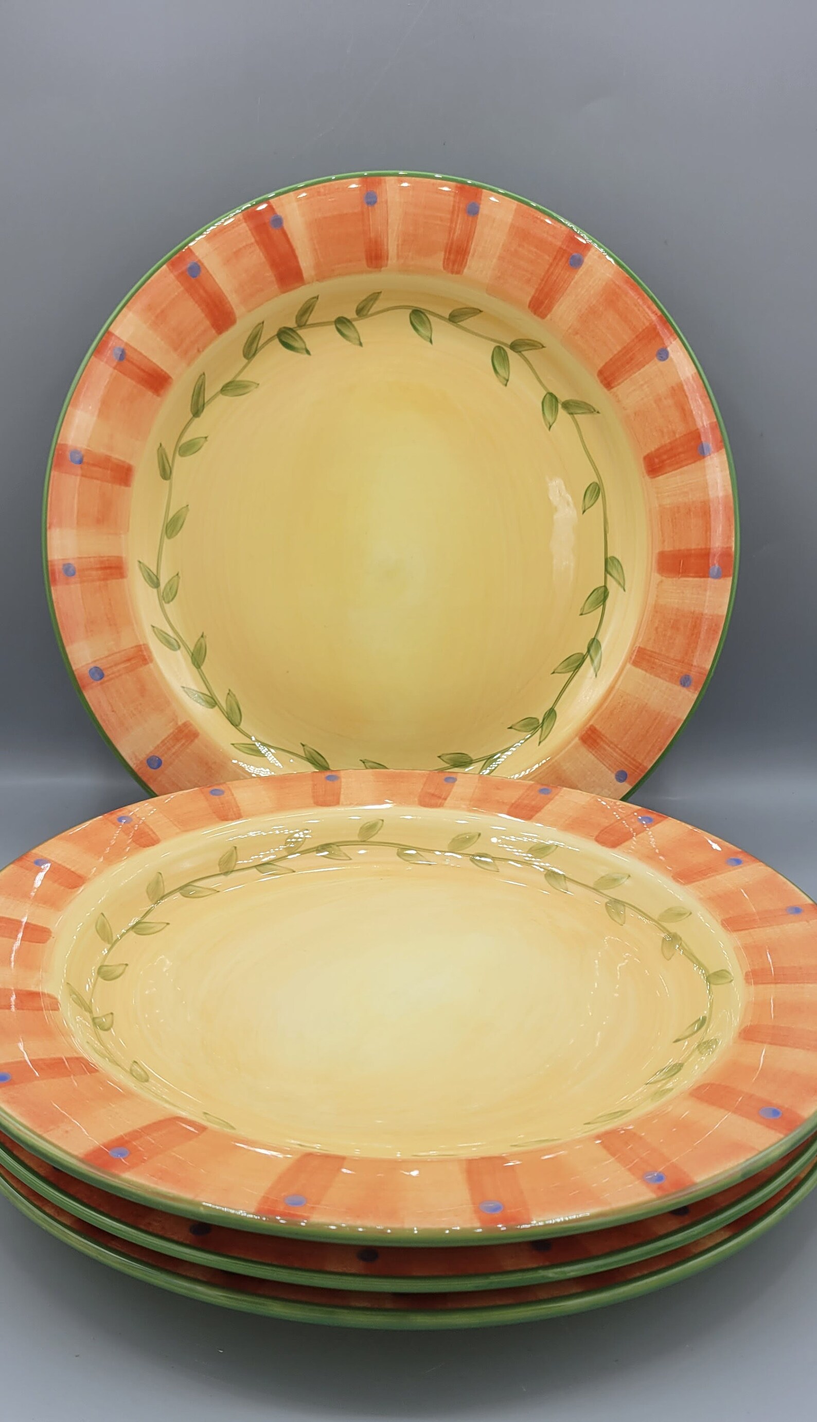 Retro Pfaltzgraff Stoneware Dinnerware Napoli Mediterranean - Etsy
