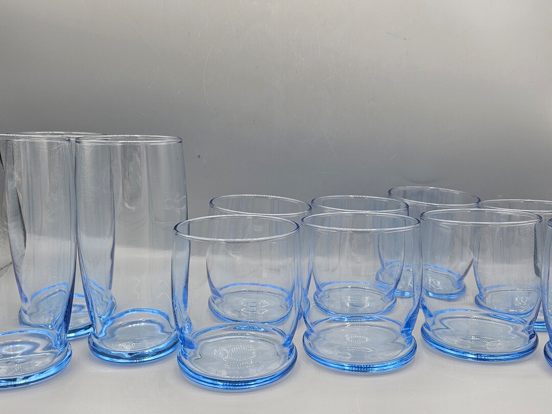 Libbey Prime Time Misty Blue Drinking Glasses You Choose: - Etsy