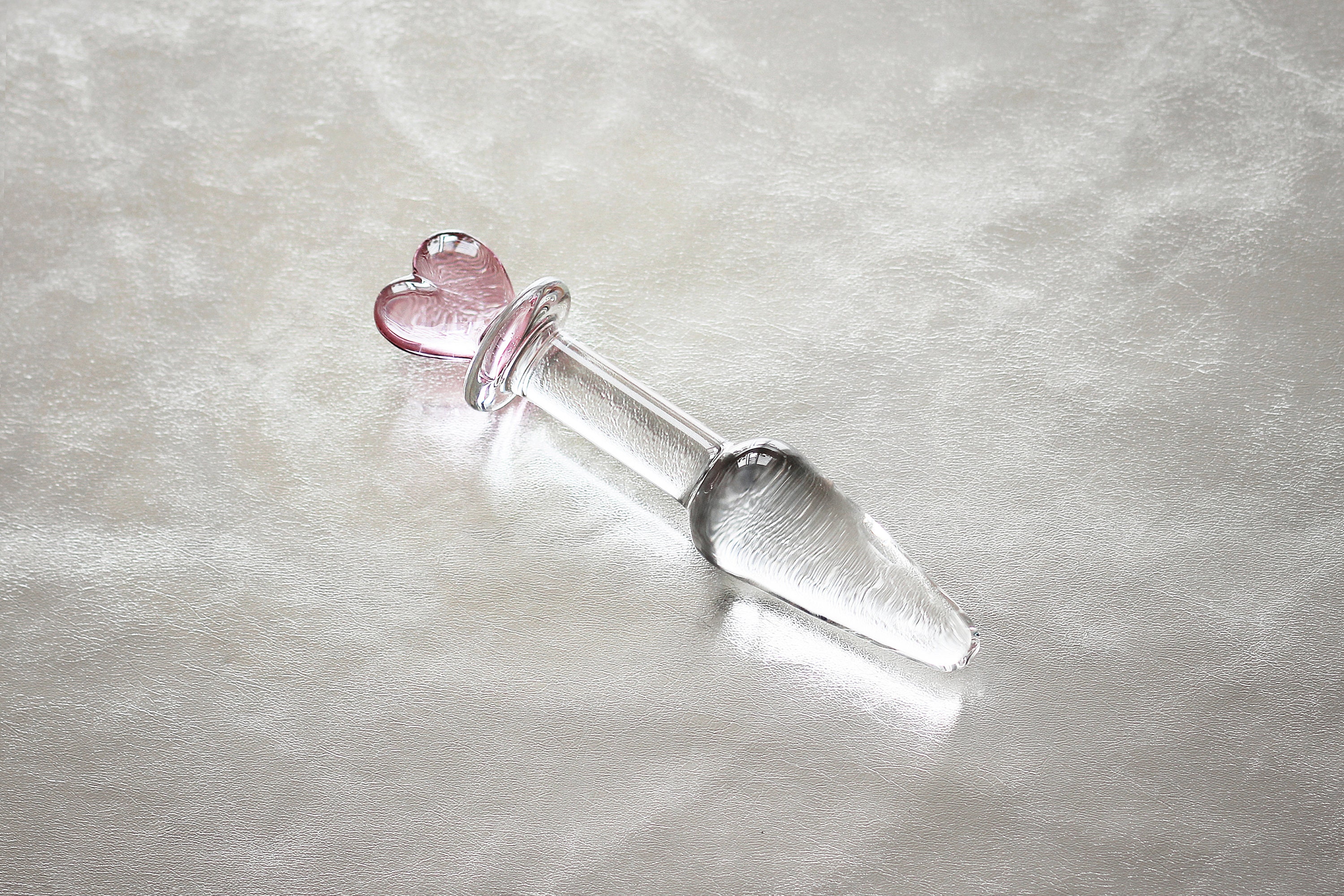 Glass Heart Butt Plug Unisex Anal Sex Toys Glass Butt Plug - Etsy