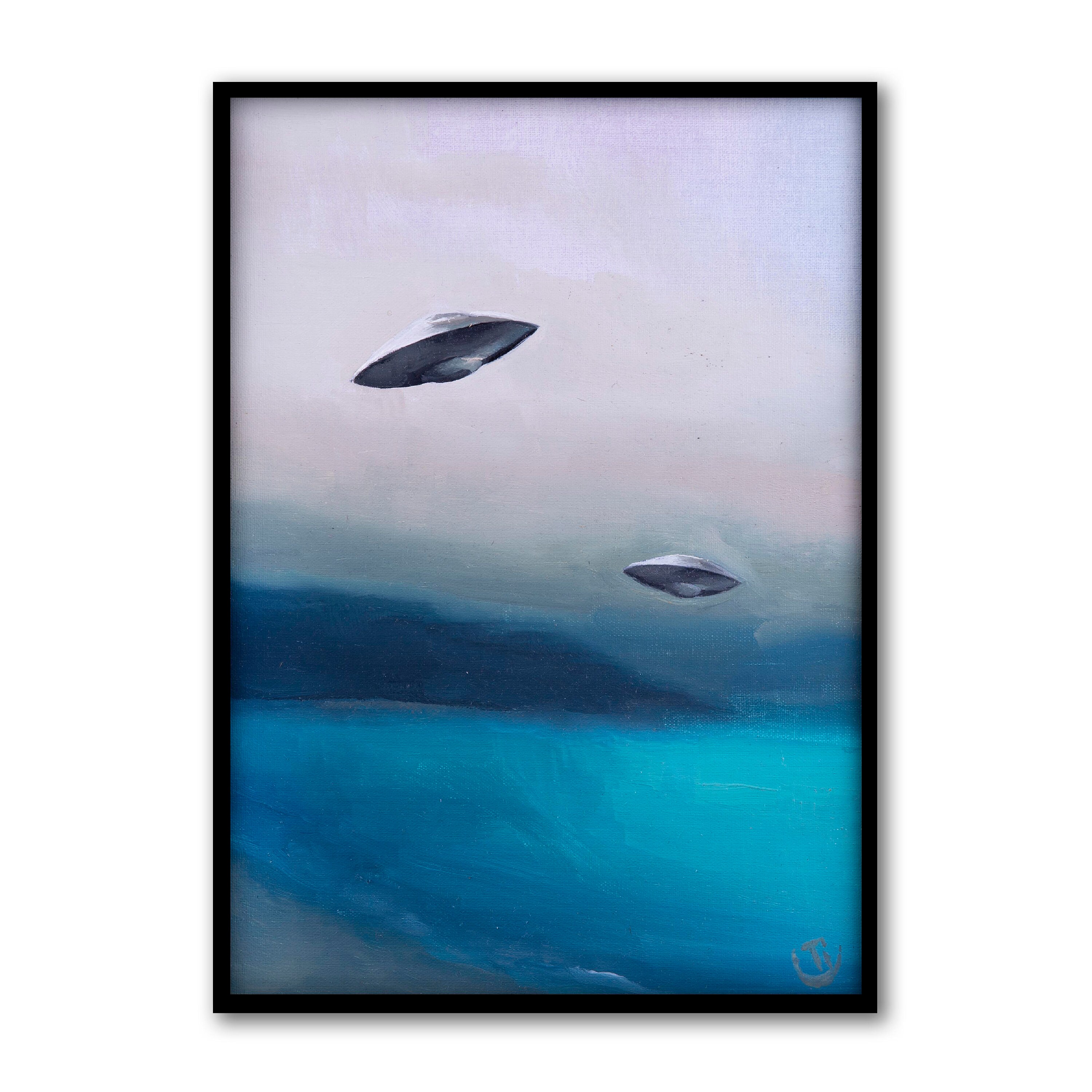 Ufo Oil Painting Digital Download - Etsy