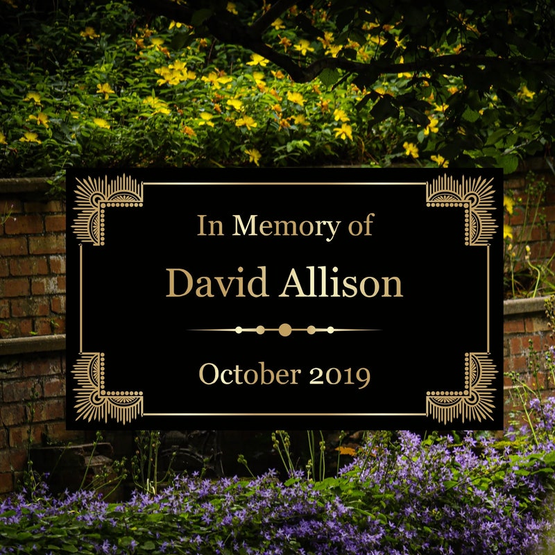 Engraved Memorial Plaque - Etsy