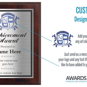 8x10 Personal Achievement Plaque Award - Graduation or Accomplishment ...