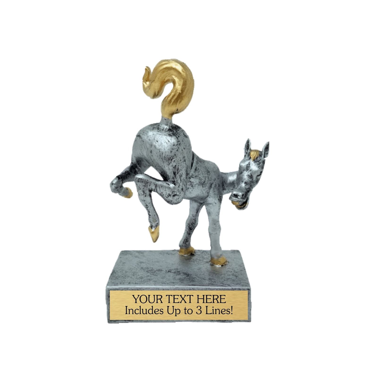 Funny Loser Trophy Bobble Horse Butt Last Place Jackass - Etsy