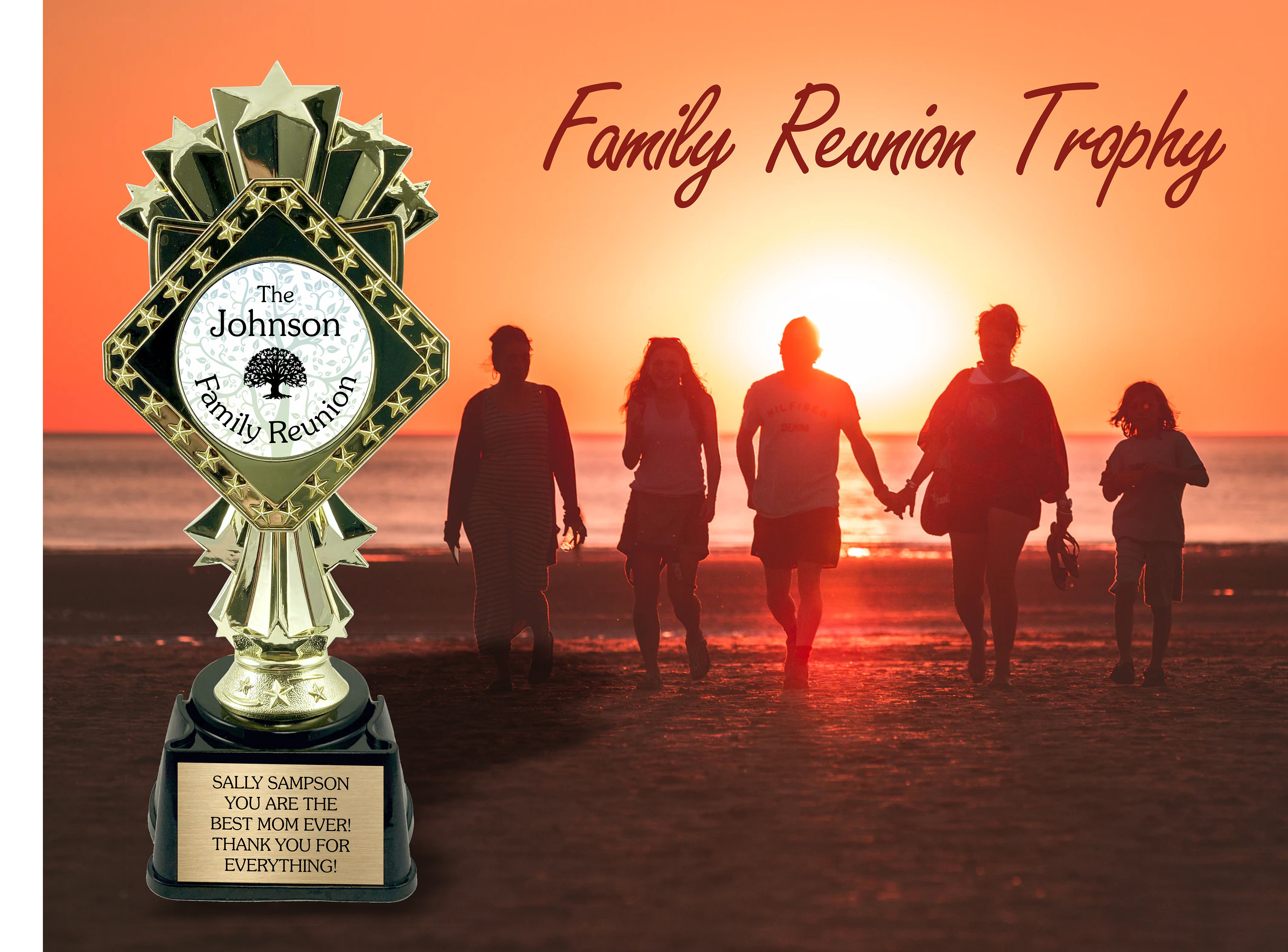Family Reunion Trophy Award or Gift for Family Reunions | Etsy