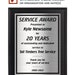 Years of Service Award 8x10 Plaque for Custom Employee Recognition - Etsy