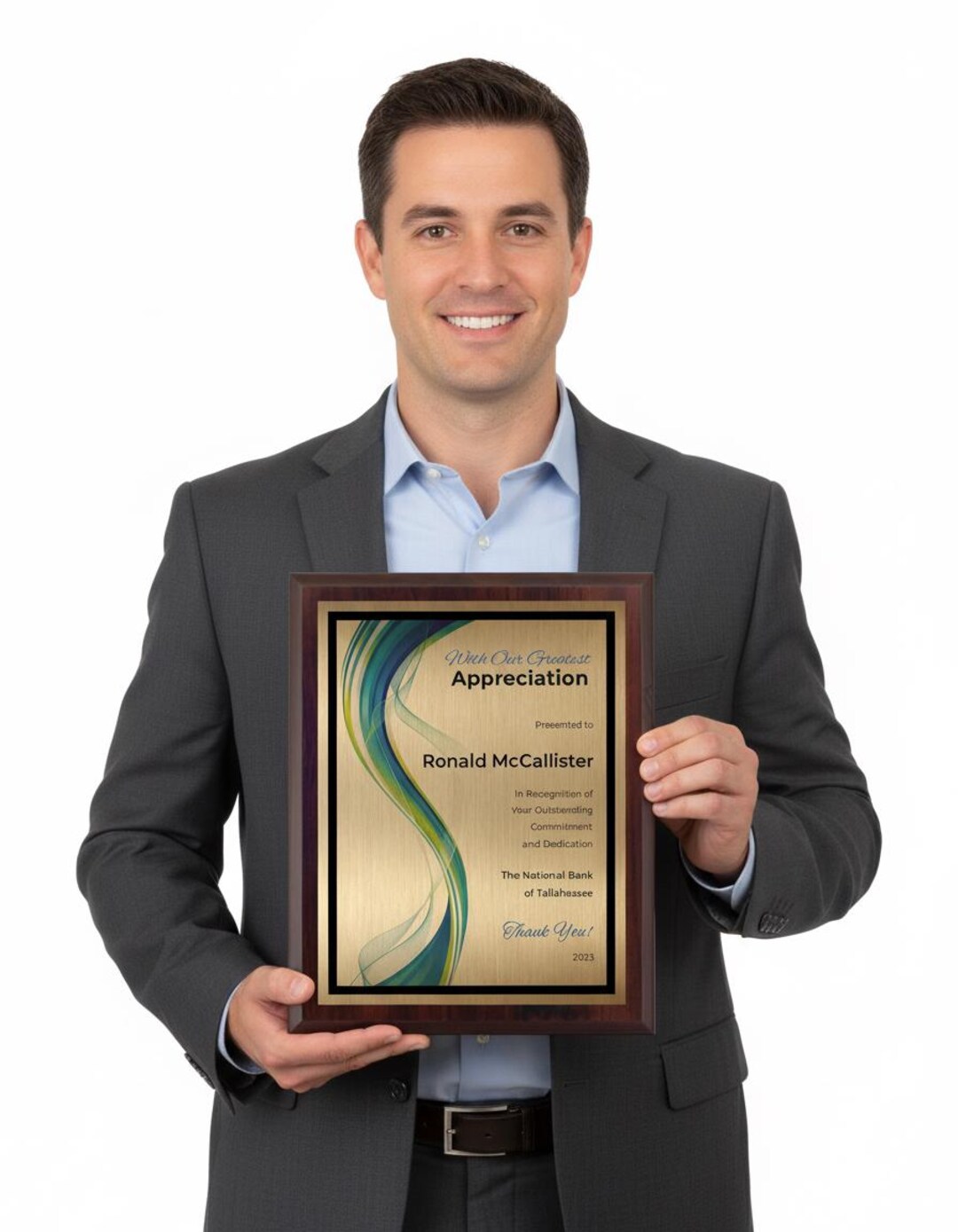 Employee Appreciation Plaque Personalized Gift - Recognition Award - Etsy