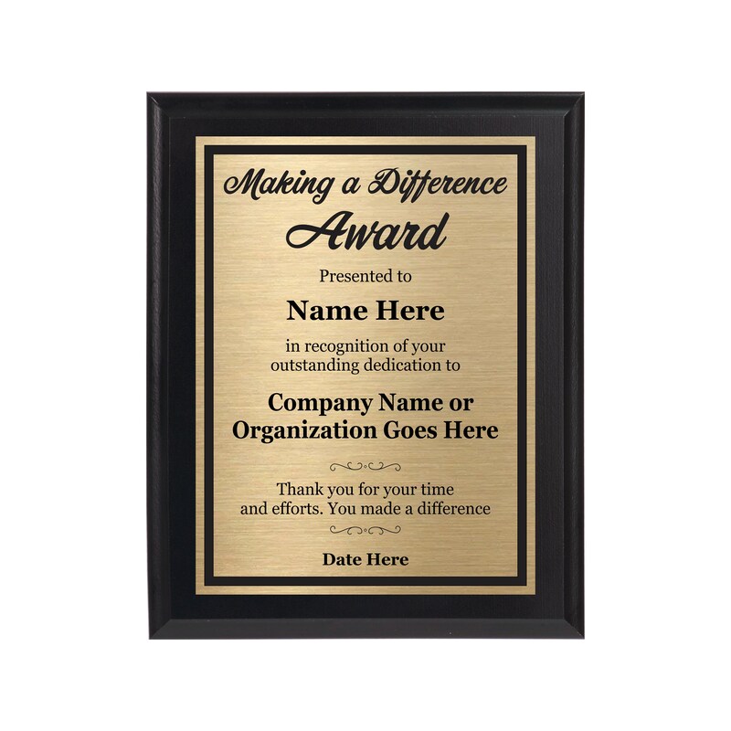 Personalized Award - Etsy