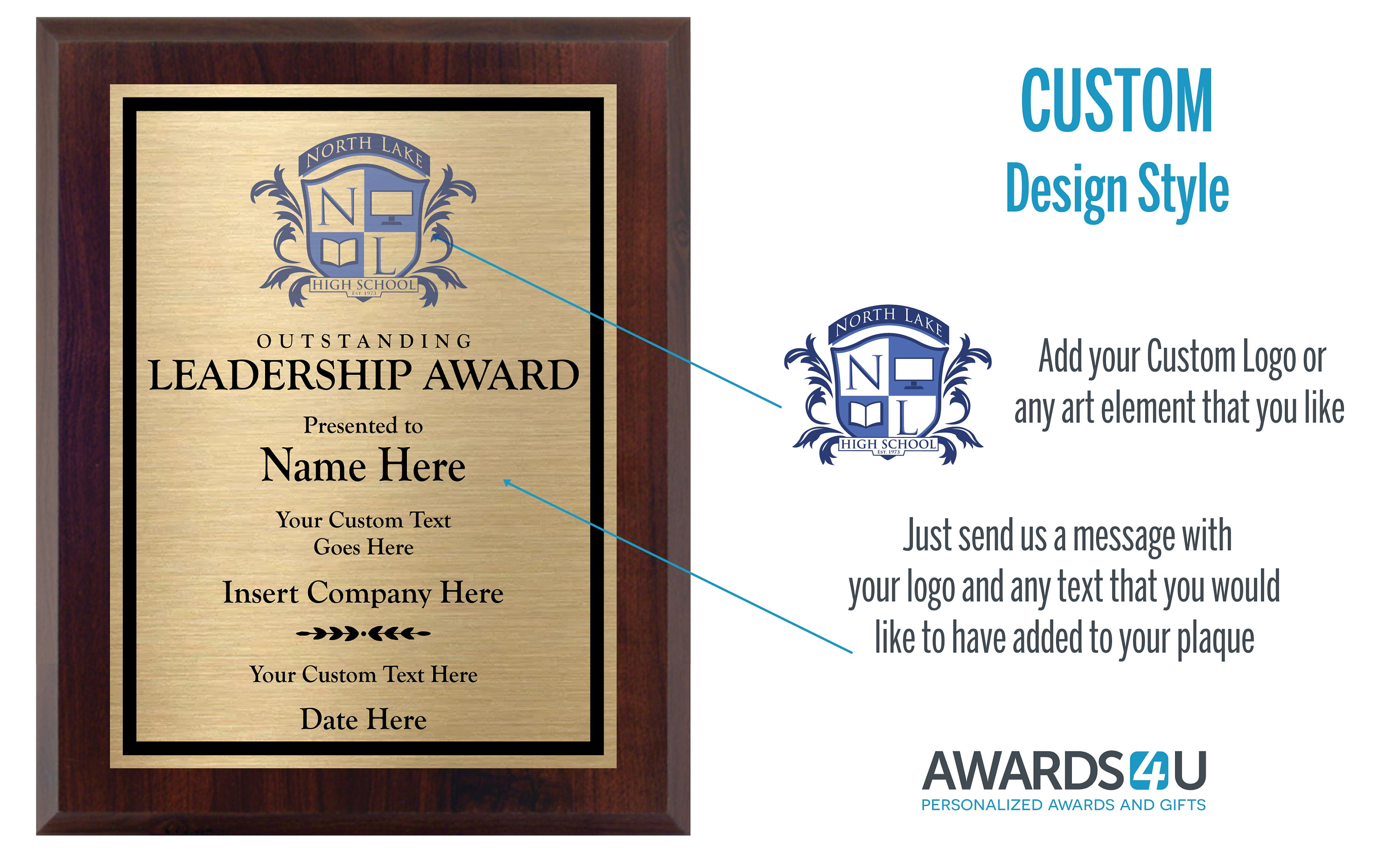 Leadership Award Plaque for Boss or Leader Personalized to - Etsy