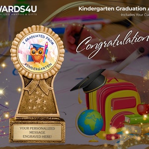 Kindergarten Graduation Trophy – Award for Graduating Pre-k ...