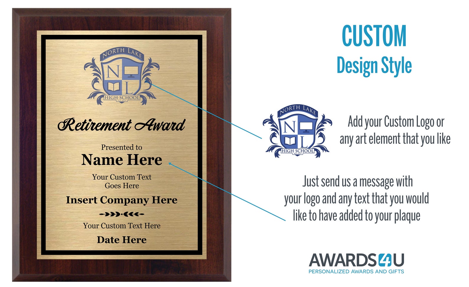 Retirement Plaque Award - Choose Your Size! - Etsy