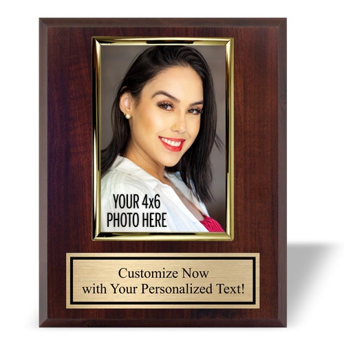 8x10 Photo Plaque Personalized With 4x6 Horizontal Picture - Etsy