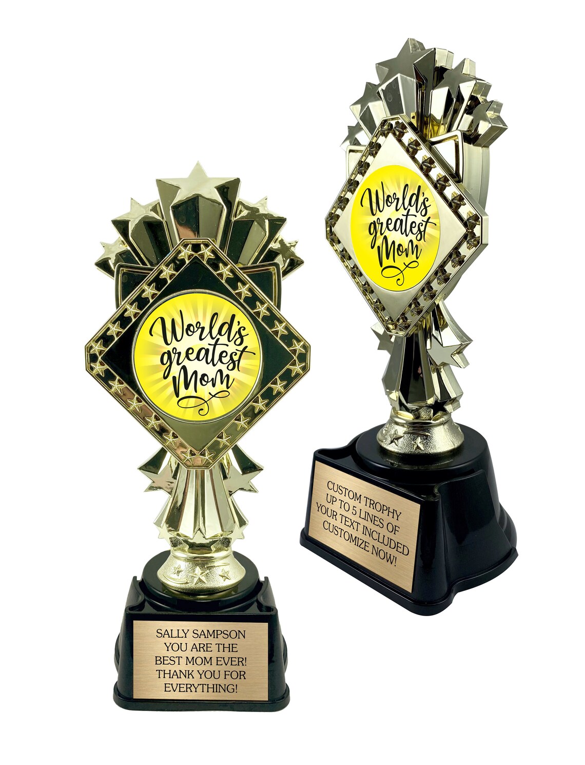 Best Mom Trophy Award for Worlds Greatest Mother 9 | Etsy