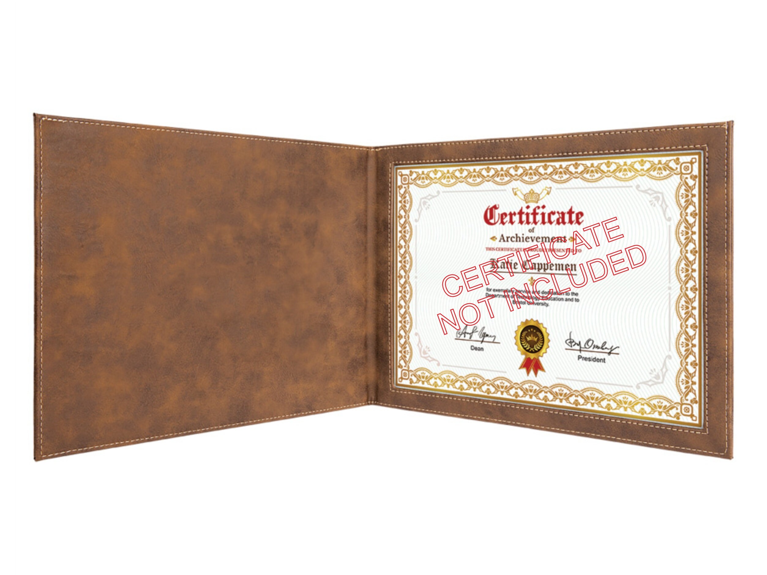 Personalized Diploma Holder - Custom Certificate Cover Engraved Gift ...