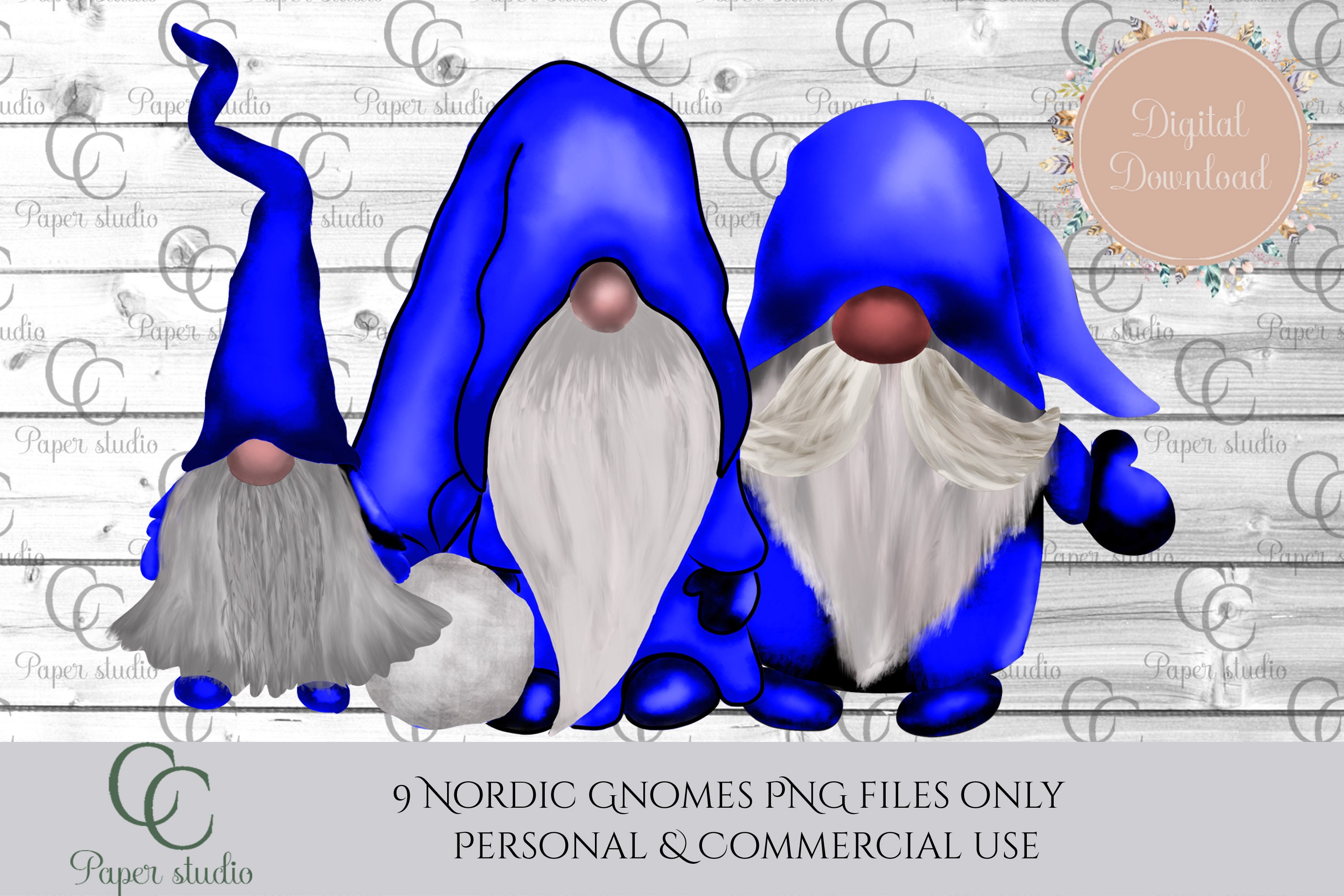 Tomte Gnome Clipart Scandinavian Christmas Gnome - Etsy